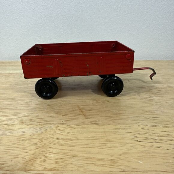 Toys | Vintage Ertl Red Wagon Trailer 74765 Pressed Steel | Poshmark
